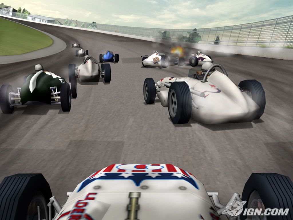 Family Racing Game Competition Set : Indianapolis 500 Game With 2 ...