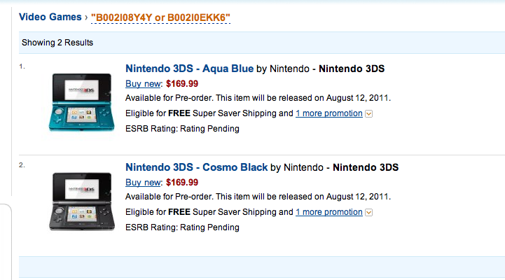 Pre-order your 3DS at the new price on Amazon - Pure Nintendo