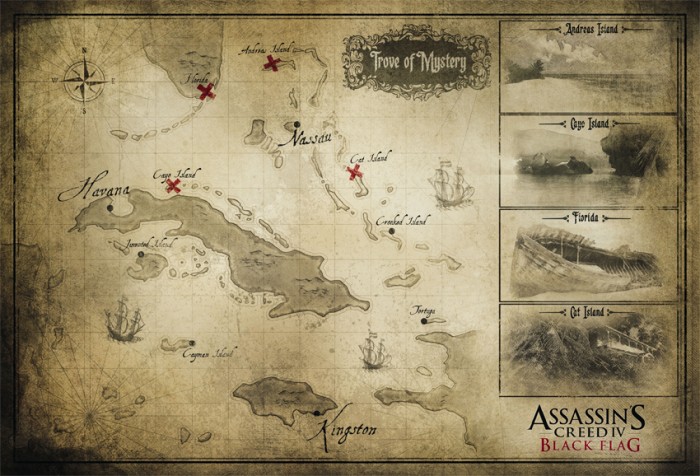 Assassin's Creed IV: Black Flag map - Pure Nintendo