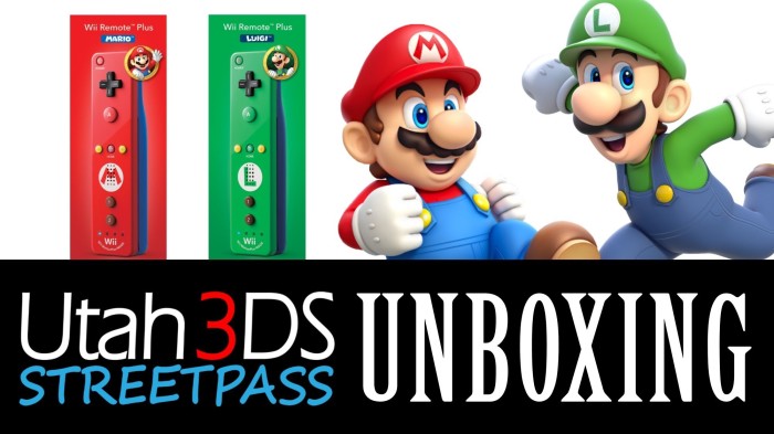 Unboxing - Mario and Luigi Wii Remote Plus controllers - Pure Nintendo
