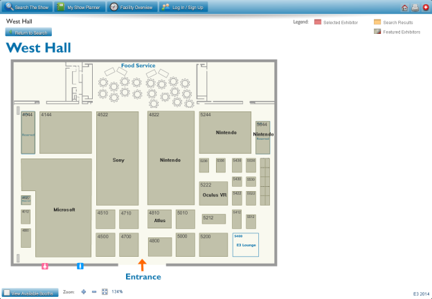 Check out the E3 Floor Plan - Pure Nintendo
