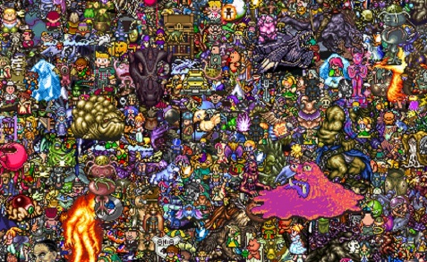 Check Out 13,000 SNES Characters in One Image - Pure Nintendo