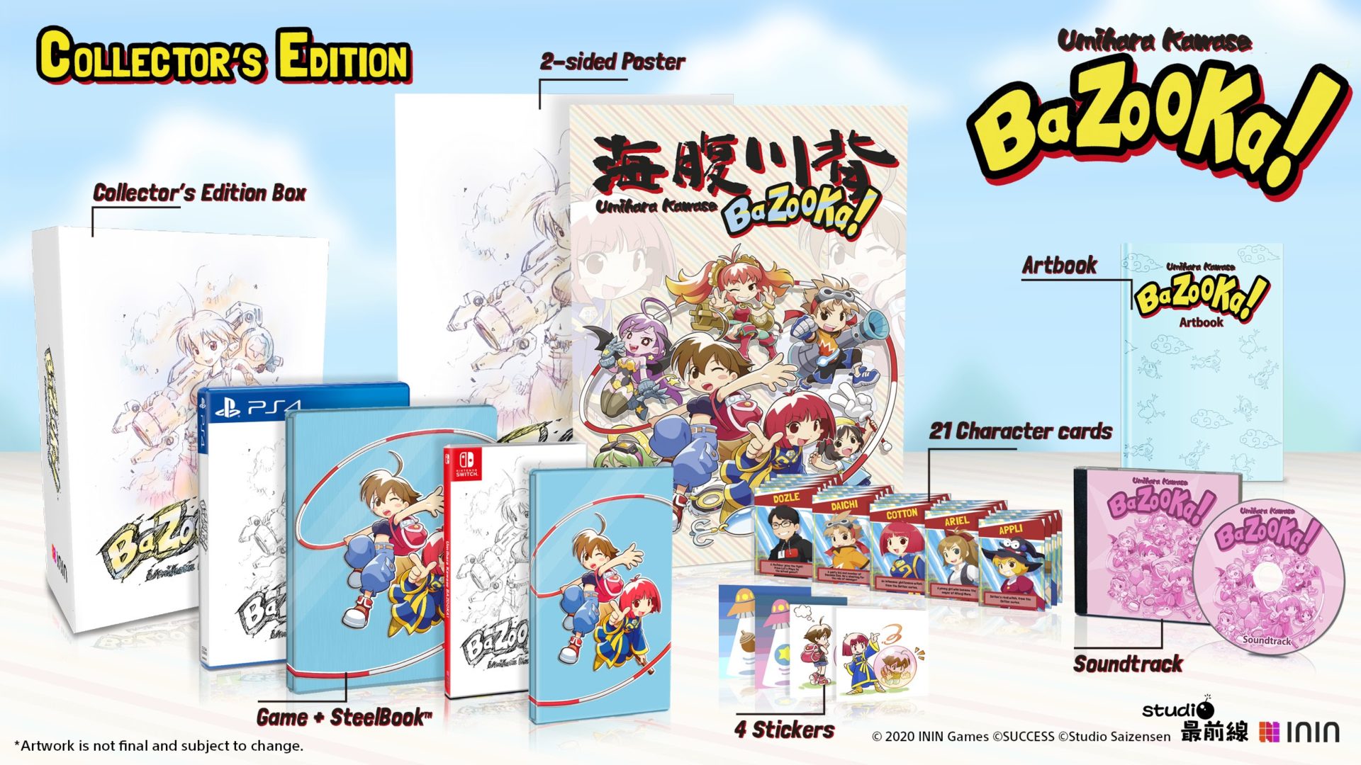 Umihara Kawase Bazooka! is getting physical - Pure Nintendo
