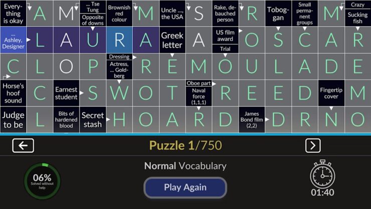 Review: Pure Crosswords (Nintendo Switch) - Pure Nintendo