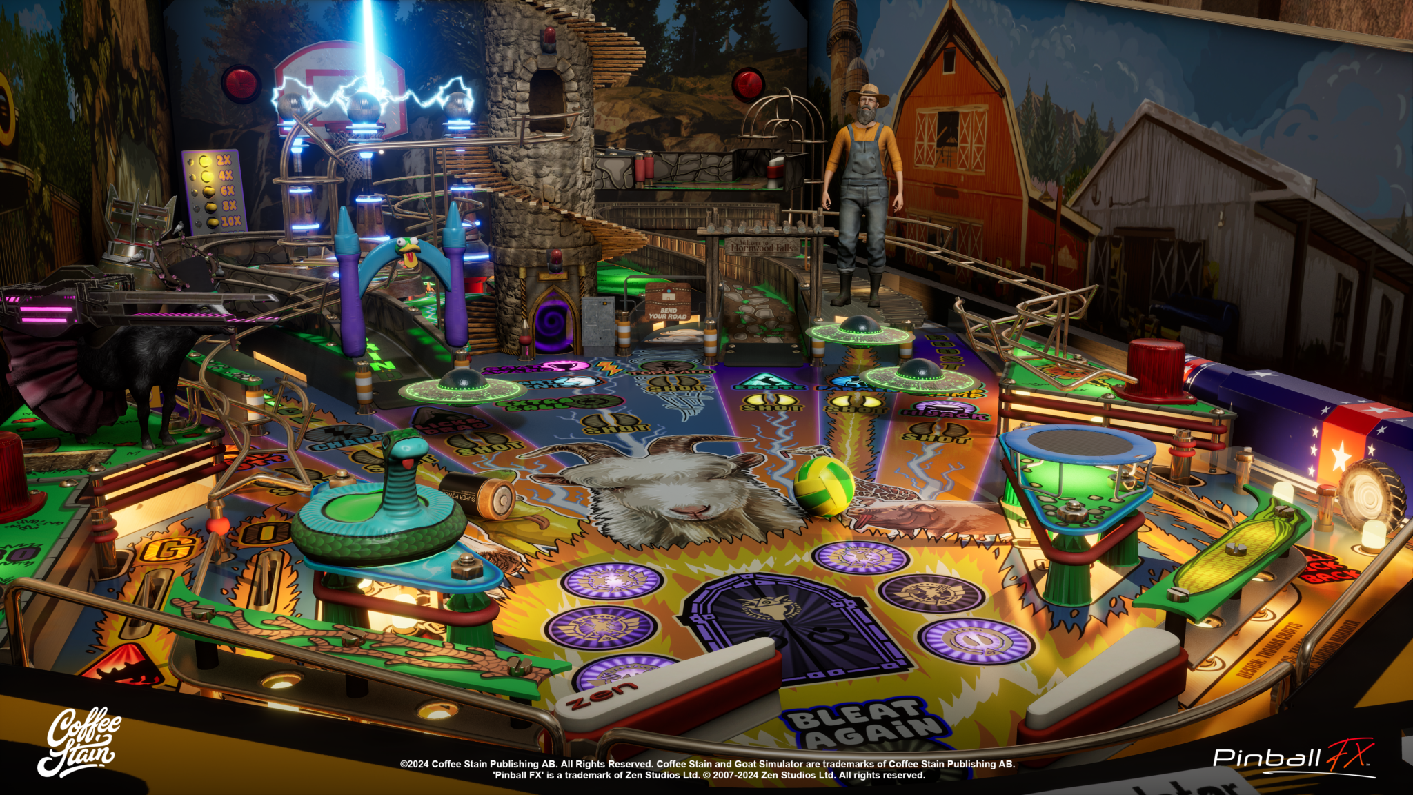 Review: Pinball FX - Goat Simulator Pinball (Nintendo Switch)